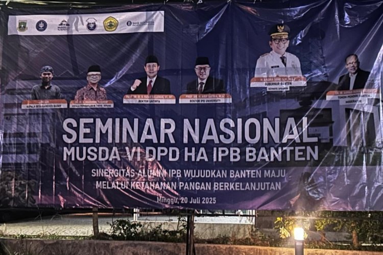 DPD HA IPB Banten 2025-2029, Dinahkodai Dr. Nasir MP Sebagai Ketua Umum ...